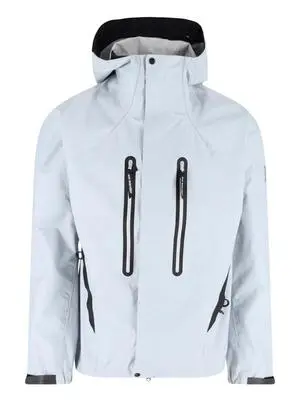 AND WANDER 100% Nylon Jacket - Grey