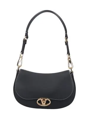 Valentino Garavani Calf Leather Mini Handbag - Black