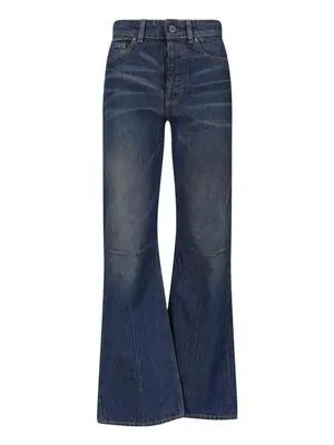 Our Legacy Moto Cut Bootcut Jeans In Regular Fit - Blue