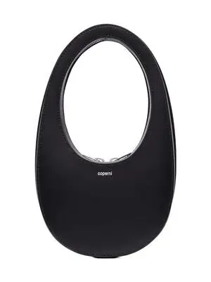 Coperni Mini Handbag With Circular Double-ended Zip - Black