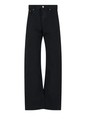 Phoebe Philo 100% Cotton Jeans - Nero