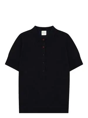 Paul Smith Merino Wool Polo Shirt - Blue