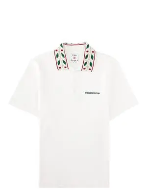 Casablanca Polo "laurel - White