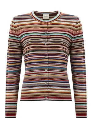 Paul Smith Signature Stripe Cardigan - Multicolour