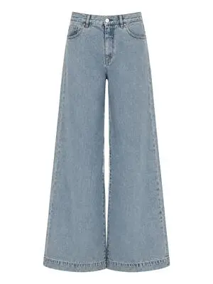 NINE:INTHE:MORNING Nadia" Palazzo Jeans - Denim
