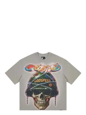 GODSPEED Badges Of Honor T-shirt - Wolf Grey