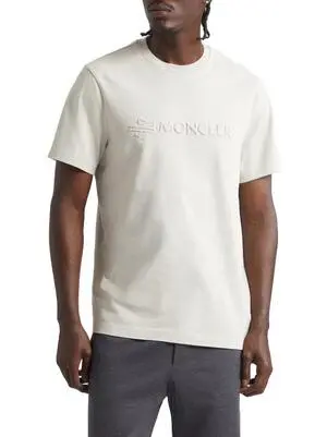 Moncler Logo Cotton T-shirt - Sponge