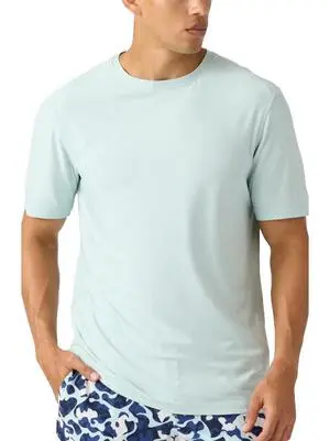 LEGENDS Aire Performance Crewneck T-shirt - Cloud Blue Heather