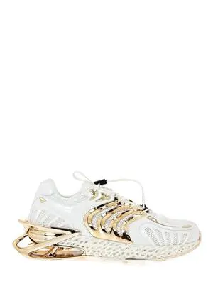 PLEIN SPORT Thunder Stroke Gen.x.2 Runner Sneakers - White/gold