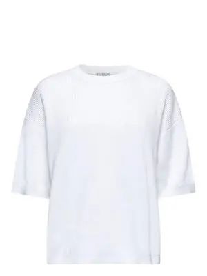 Brunello Cucinelli Short-sleeved Knitted Top - No
