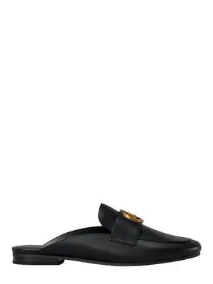 Michael Kors Mckenzie Leather Mule - Black