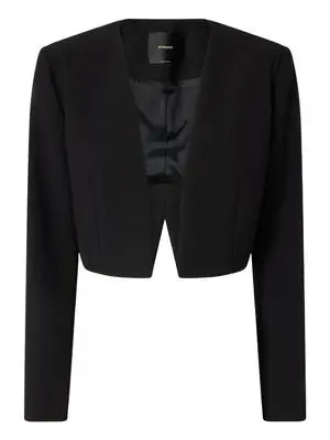 Pinko Cropped Jacket - Black