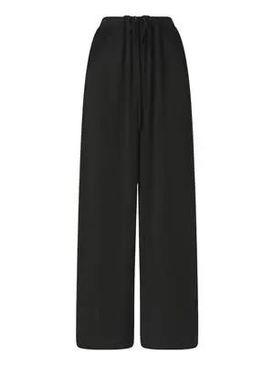 Pinko Panzerotto Wide Leg Trousers - Black