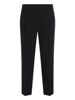 Brunello Cucinelli Tapered Trousers - Black