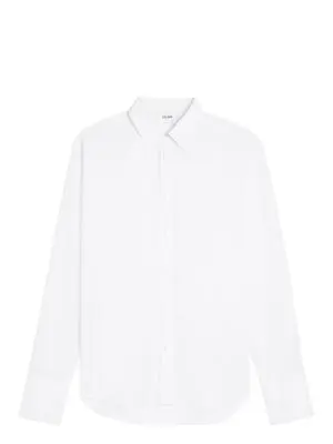 CELINE Celine Cotton Poplin Loose Shirt With Triomphe Embroidery
