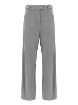 Brunello Cucinelli High-waisted Pleated Trousers - Gray