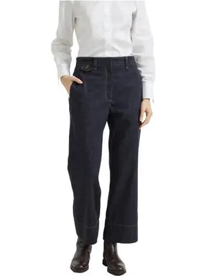 Brunello Cucinelli Straight Leg Jeans - Black