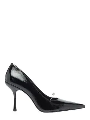DIESEL® D-jewels Leather Pumps With Stiletto Heel - Black