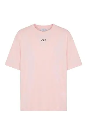 Off-White Short-sleeved T-shirt - Pink