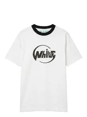 Off-White Graphic-print Ringer T-shirt - White