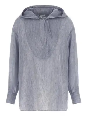 Brunello Cucinelli Long-sleeved Hooded Top - No