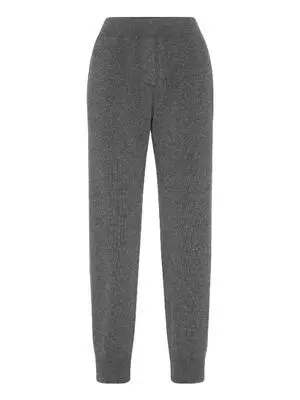 Brunello Cucinelli Ribbed Cashmere Trousers - No