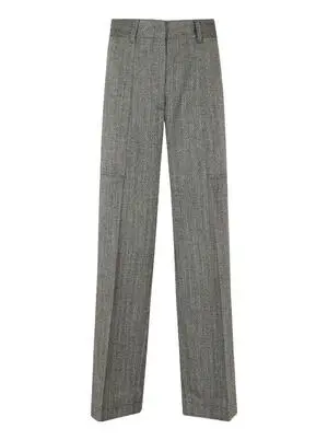 FORTE_FORTE Tailored Belted Trousers - Black