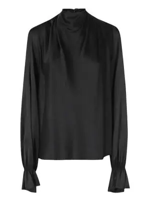 Raquel Diniz Long Sleeve Cover-up - Black