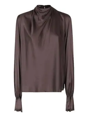 Raquel Diniz Long-sleeved Cover-up - Chocolate