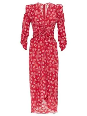 Isabel Marant Étoile V-neck Short-sleeve Dress - Red