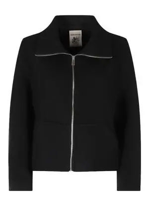 SEMICOUTURE Long-sleeve Zip-up Jacket - Black