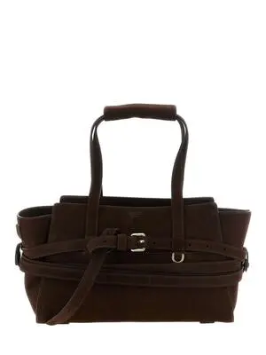 Moschino Tie Me Handbag - Brown
