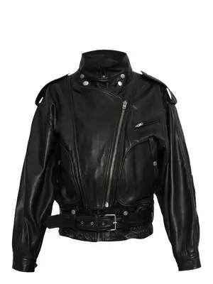 Isabel Marant Étoile Farza Leather Jacket - Black