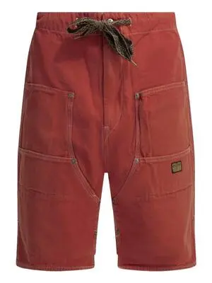 Kapital Drawstring Elastic-waist Shorts - Red