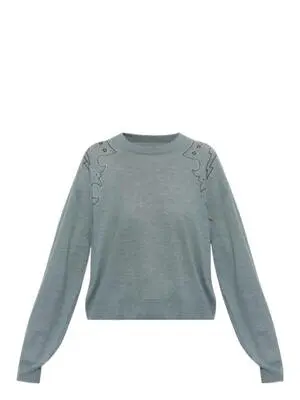 ZADIG&VOLTAIRE Zadig & Voltaire Swapy Cashmere Jumper With Patterned Embellishments