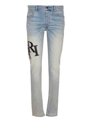 Amiri Belt Loop Denim Trousers - Gray