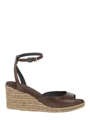 BRUNELLO CUCINELLI Brunello Cucinelli 55mm Monili-Detail Espadrille Wedges