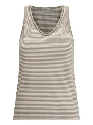 Brunello Cucinelli Striped Tank Top - Multi-color
