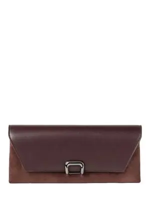 Brunello Cucinelli Sartorial Foldover Top Pouch - Red