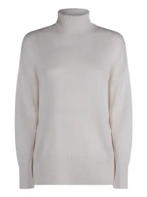 Brunello Cucinelli Embellished Knitted Jumper - Gray