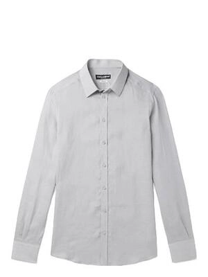 Dolce & Gabbana Shirt Size Linen - Grey
