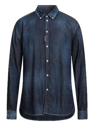 Dsquared2 Denim Shirt Size Cotton, Elastane - Blue