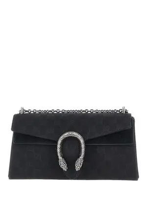 GUCCI Gucci Medium Dionysus Bag In GG Fabric With Suede Detail
