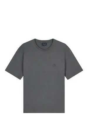 Giorgio Armani T Shirt Regenagri Cotton Jersey Regular Fit - Grey