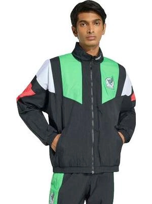 Adidas Mexico National Team Eqt Full-zip Track Top - Black