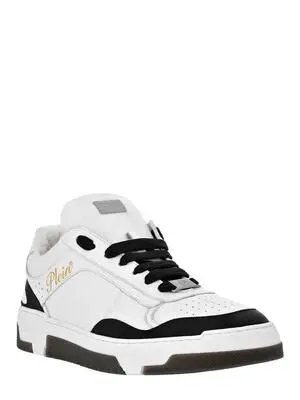 Philipp Plein Low-top Nappa Suede Sneakers - Black