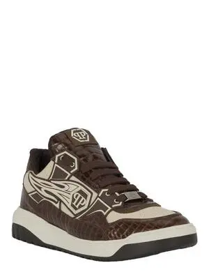 Philipp Plein Moonwalker Low-top Sneakers - Beige/brown