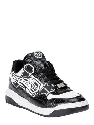 Philipp Plein Moonwalker Low-top Sneakers - White/black