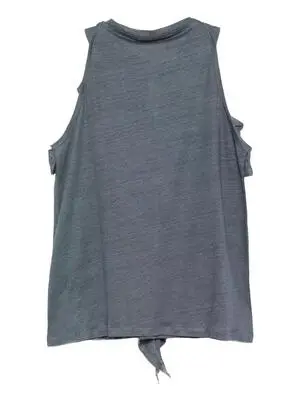LUISA CERANO Luisa Cerano Sleeveless Top With Ruffle Trim