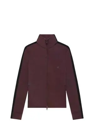 COURREGES Logo-patch Side-stripe Track Jacket - Red